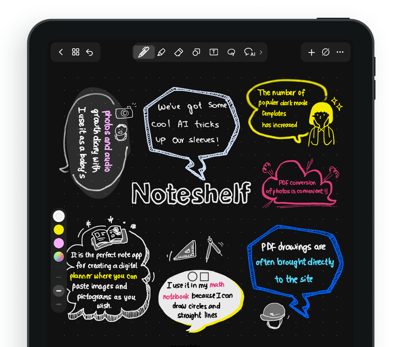 Noteshelf | Note-taking app | AI-powered handwriting