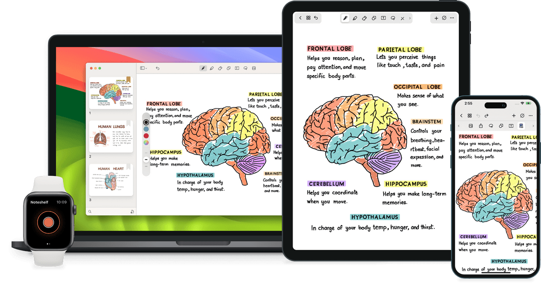 Noteshelf | Note-taking app | AI-powered handwriting